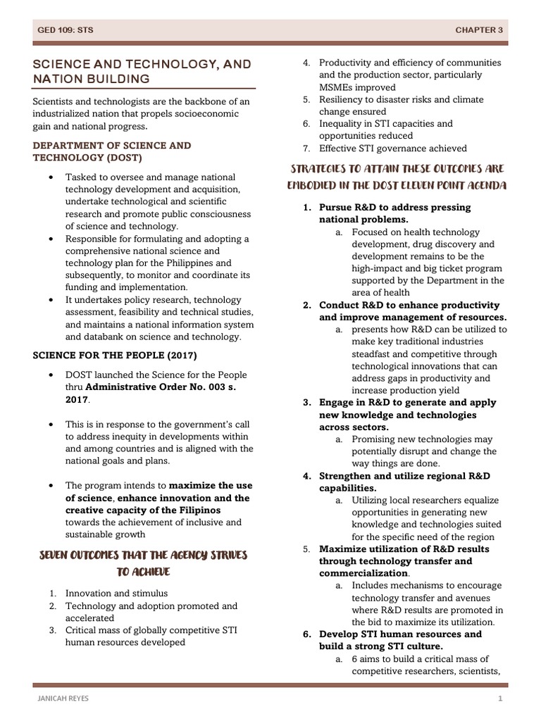 STS Chapter 3 | PDF | Science | Research And Development