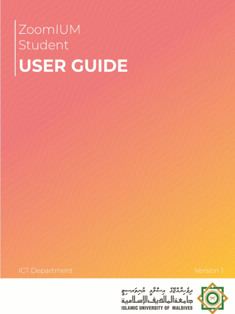 Zoom User Manual - Students | PDF | Mobile App | Ios