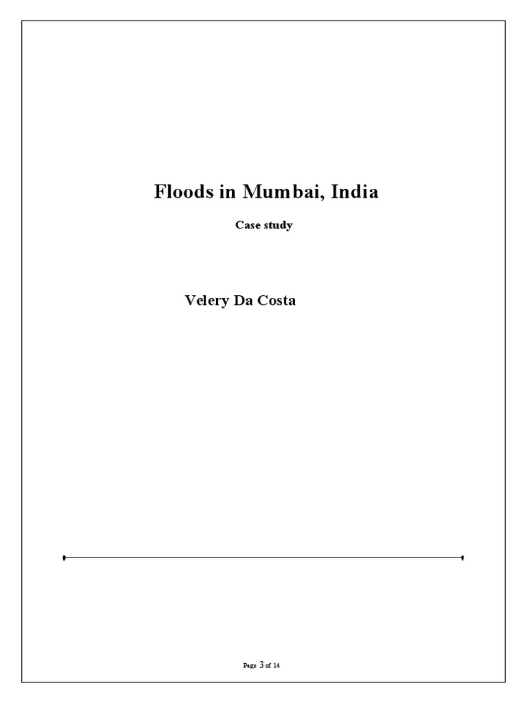 Case Study - Mumbai | PDF | Slum | Mumbai