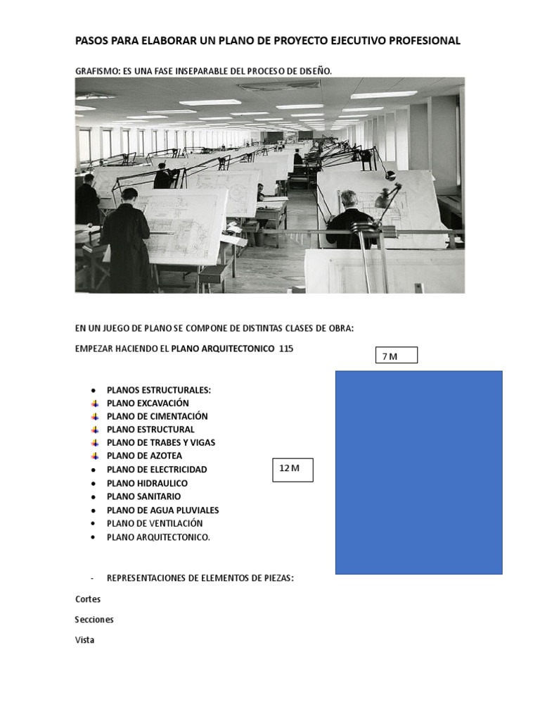 Pasos para Realizar Un Plano General | PDF