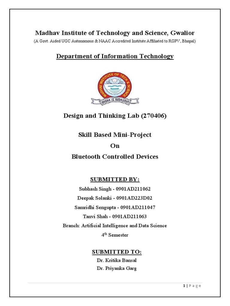 DAT Deepak Solanki and Team | PDF | Arduino | Automation