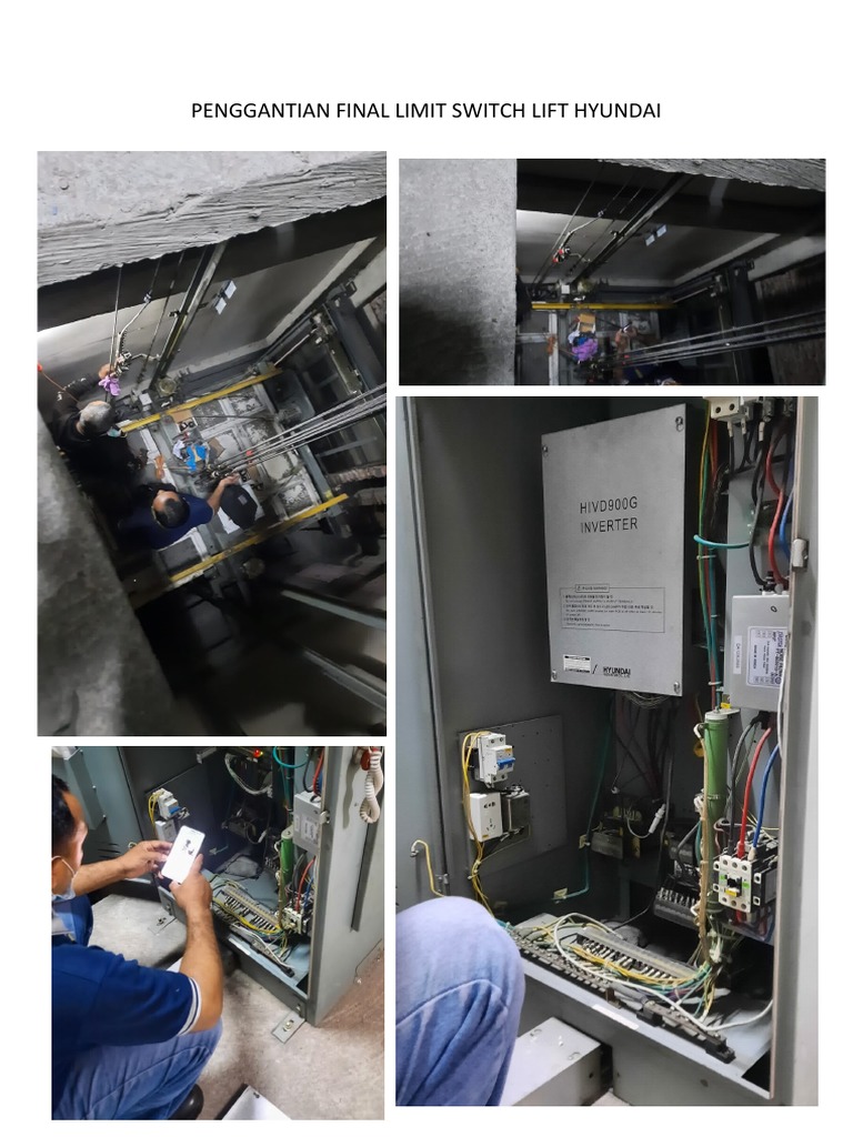 Foto Penggantian Final Limit Switch Lift Hyundai | PDF