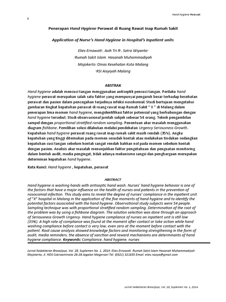 Contoh HH Di Rs | PDF