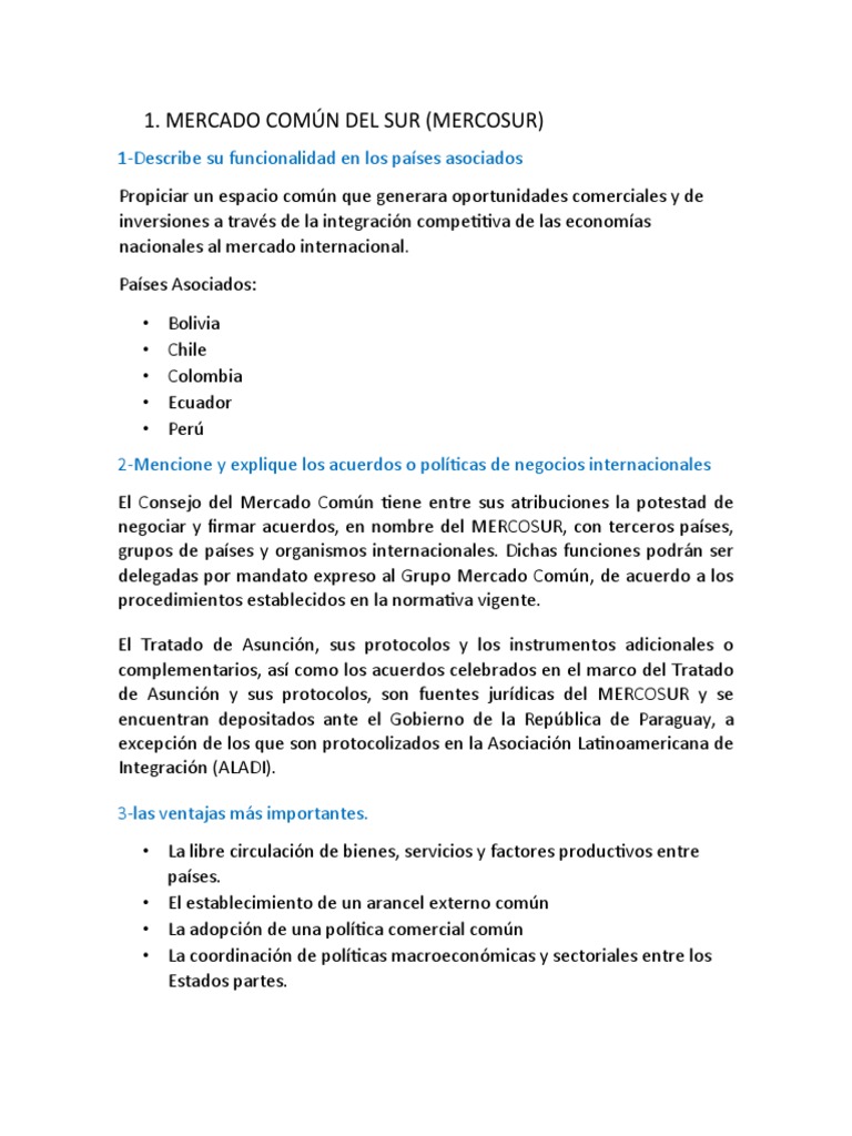 Mercados Comunes | Download Free PDF | Unión Europea | Comunidad andina Mercados Comunes | Download Free PDF | Unión Europea | Comunidad andina