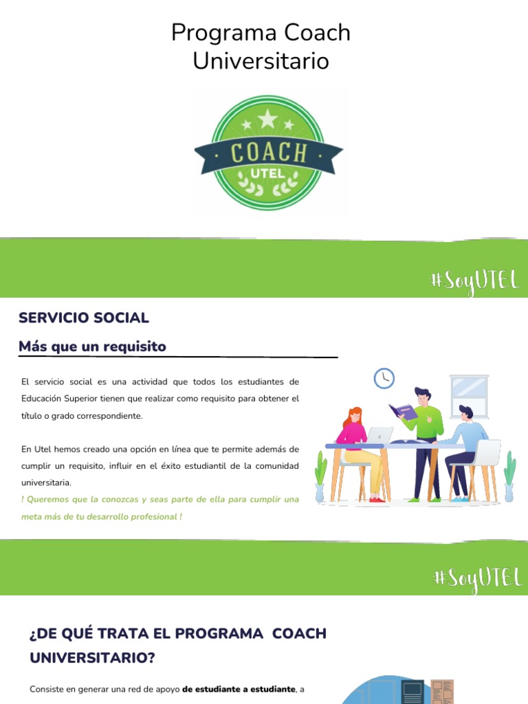 Programa Coach Universitario Utel | PDF | Aprendizaje | Modificación de comportamiento