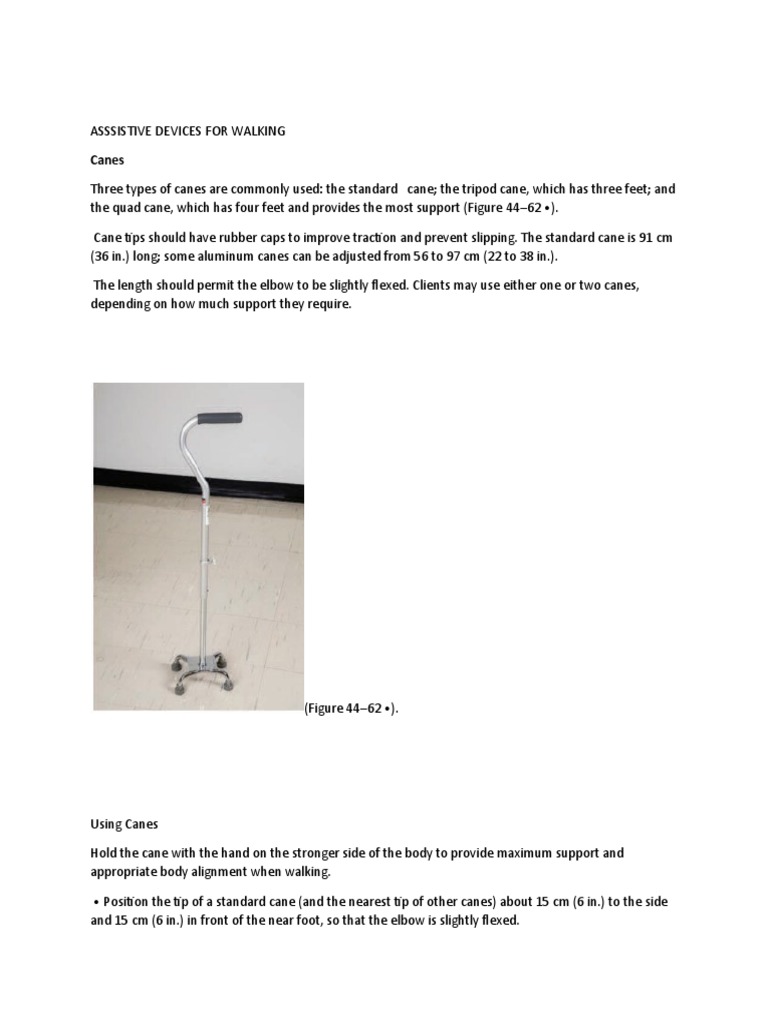 Crutch Walking Concept Notes | PDF