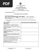 Star Observation Tool | PDF | Teachers | Learning