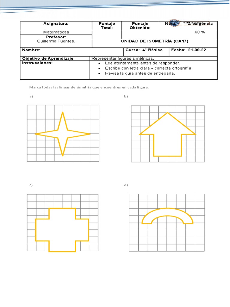 Guia Isometria OA17 (21-09-2022) | PDF