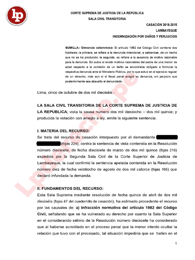 Absuelto de Violación Sexual Solicita Indemnización Por Denuncia ... Absuelto de Violación Sexual Solicita Indemnización Por Denuncia ...