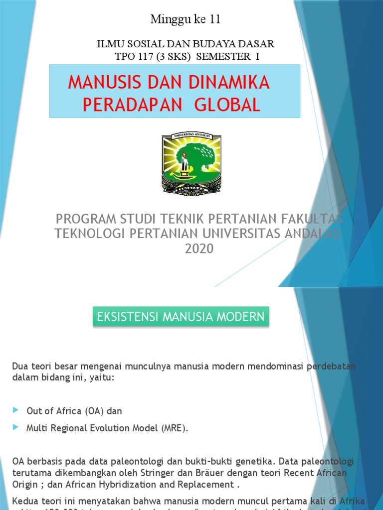 Manusia & Dinamika Peradaban Global | PDF | Ilmu Sosial