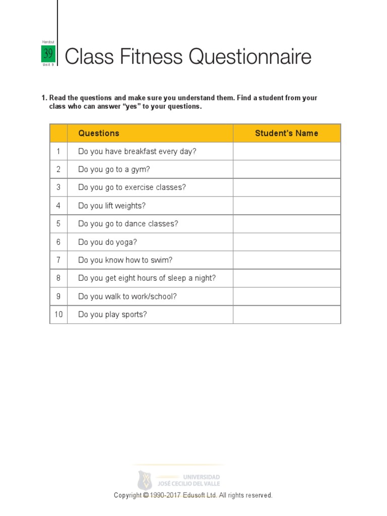 18 Basic I Handout 39 Unit 9 | PDF | Self-Improvement