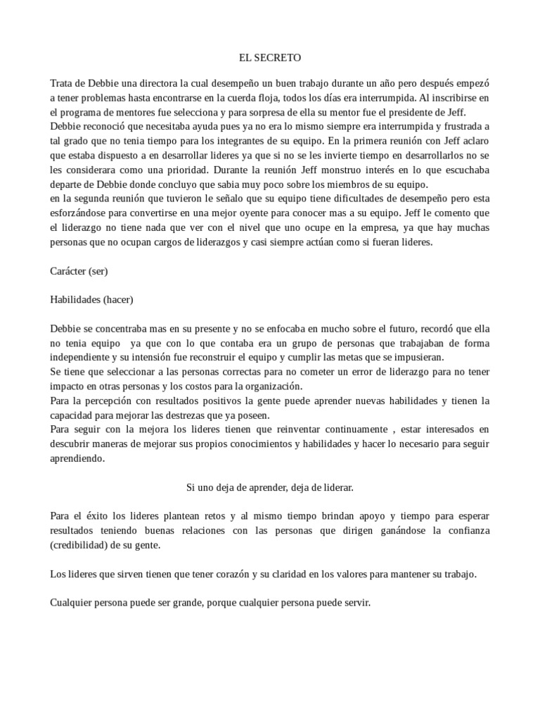 El Secreto | PDF