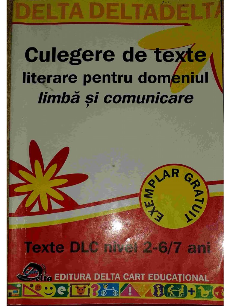 Culegere de Texte Literare | PDF