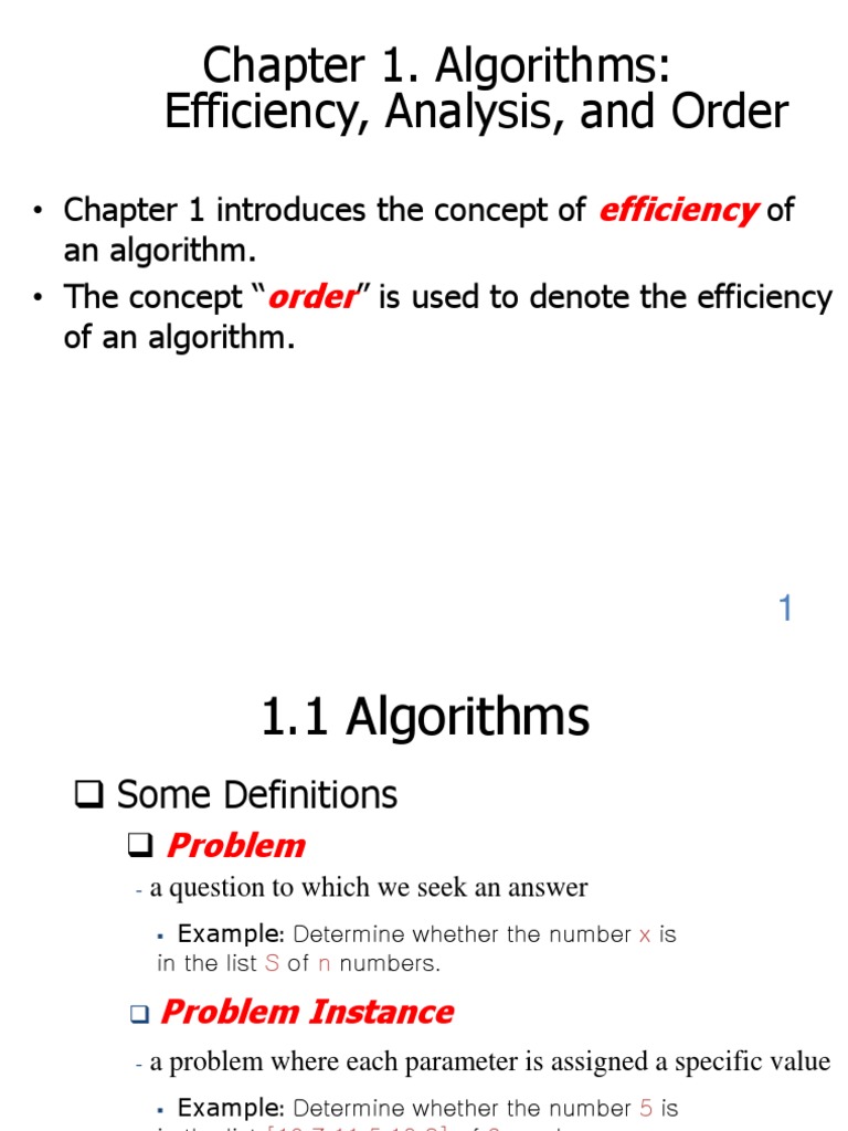 Algorithms Ch01 Pdf Time Complexity Algorithms