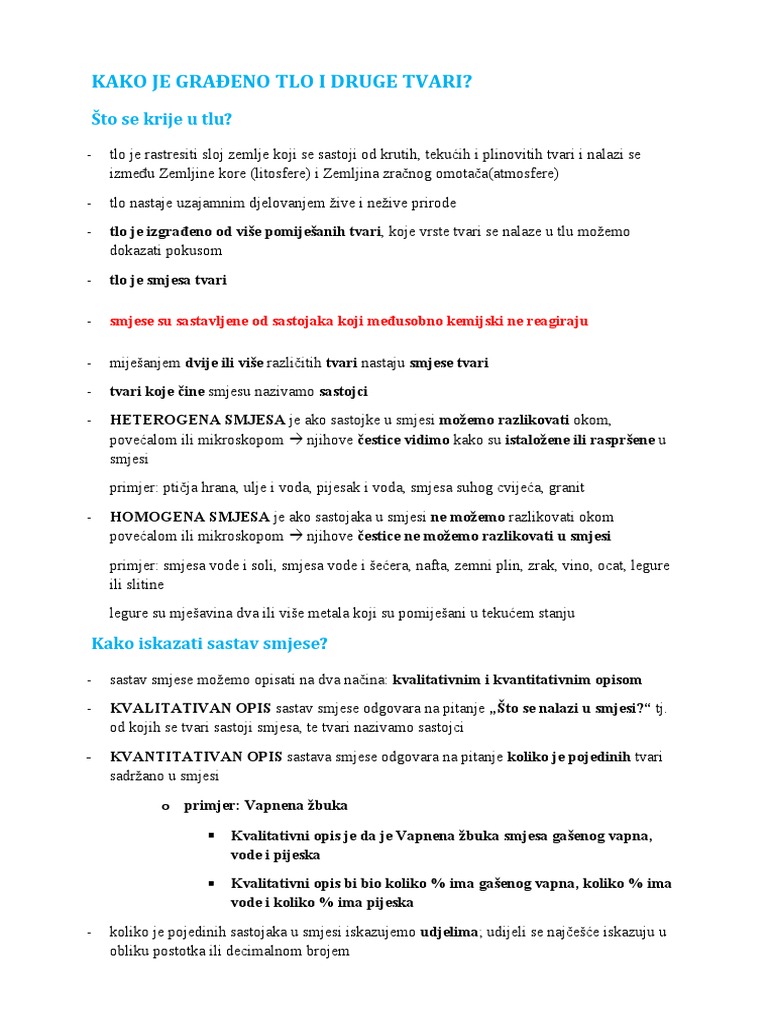 TLO I DRUGE TVARI | PDF