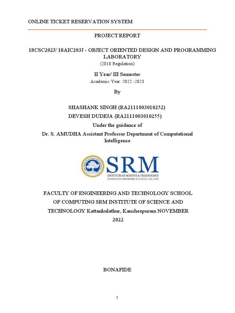 OODP Mini Project | PDF | Component Based Software Engineering | Use Case