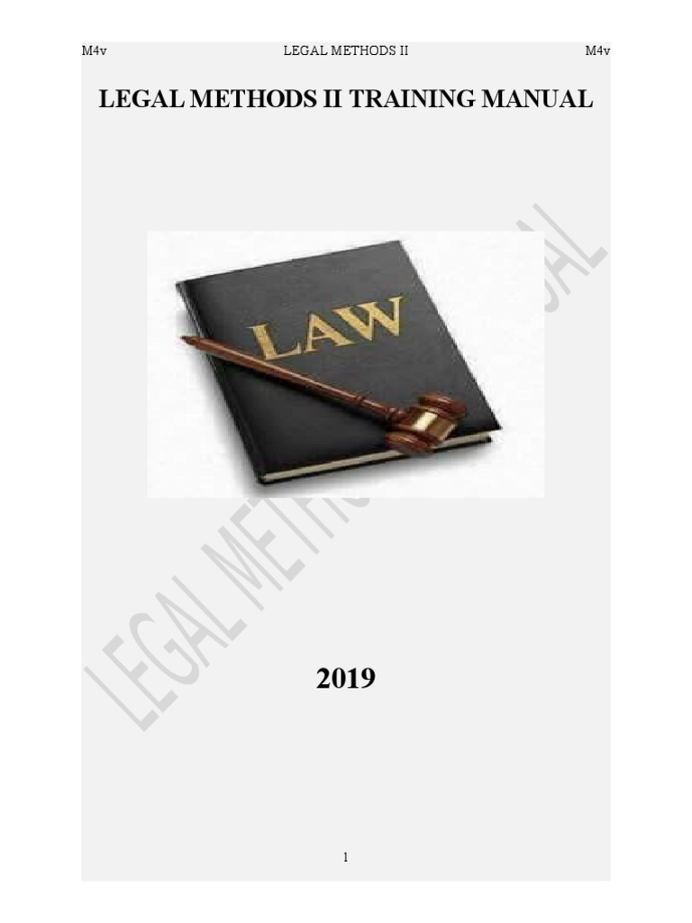 Legal Methods Ii | Download Free PDF | Statutory Interpretation ...