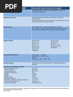 Ampcoloy 83: Technical Data Sheet | PDF | Electrical Resistivity And ...