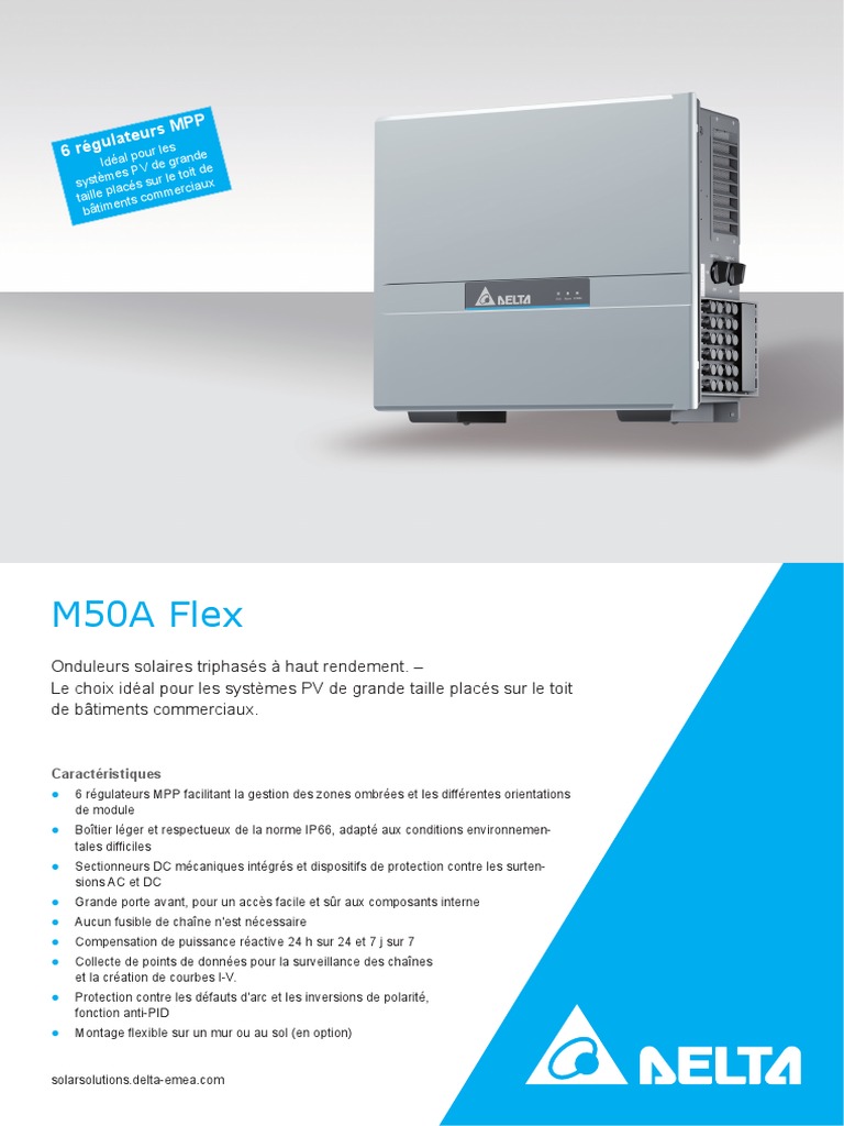 Fiche Technique Delta M50A - 260 Flex | PDF