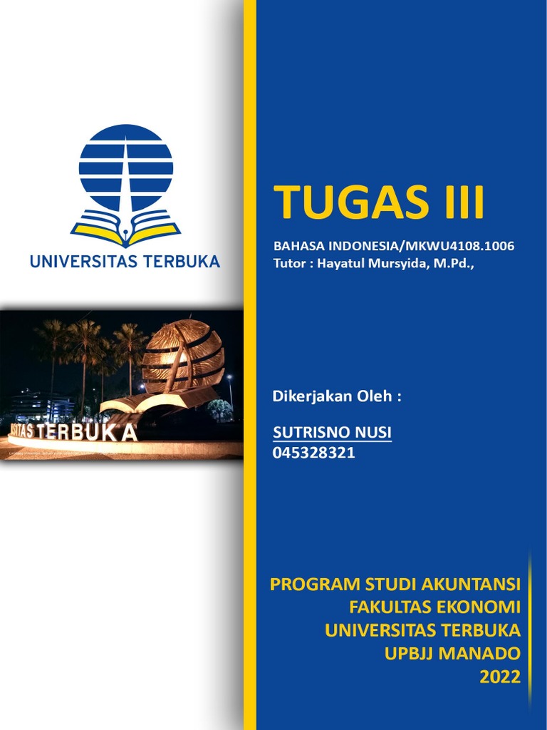 Tugas 3 Bahasa Indonesia | PDF | Ilmu Sosial