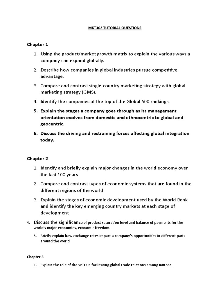 Global Marketing Strategies and Insights | PDF | Marketing | Market ...