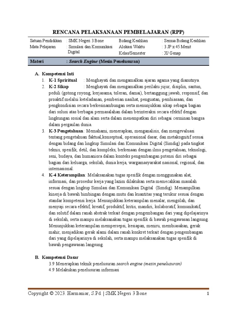 RPP Search Engine | PDF