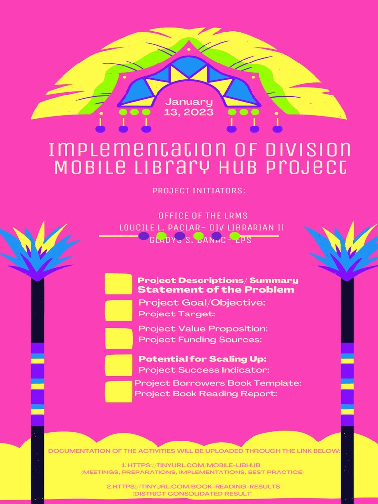 Implementation Of Div Mobile Library Hub Pdf Libraries Literacy