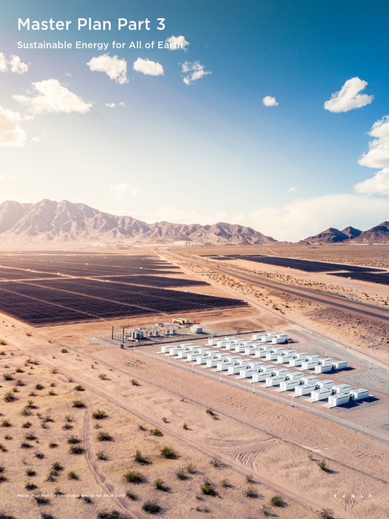 Tesla Master Plan Part 3 Overview 2023 | PDF