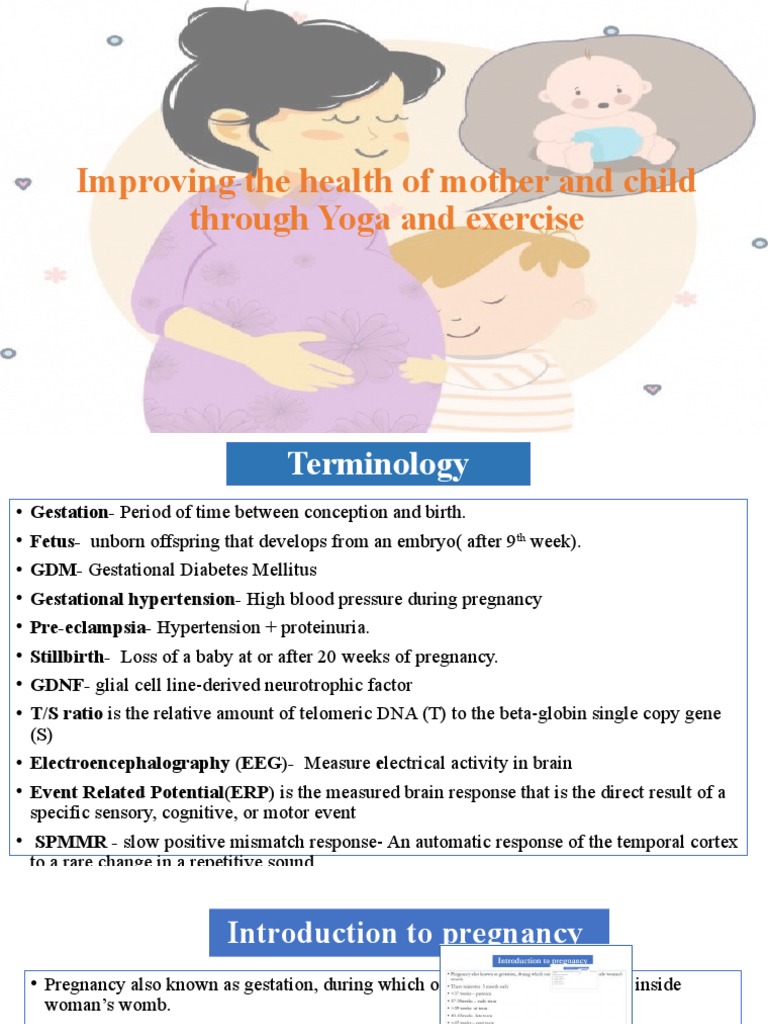 Pregnancy and Yoga | PDF | Pregnancy | Prenatal Development