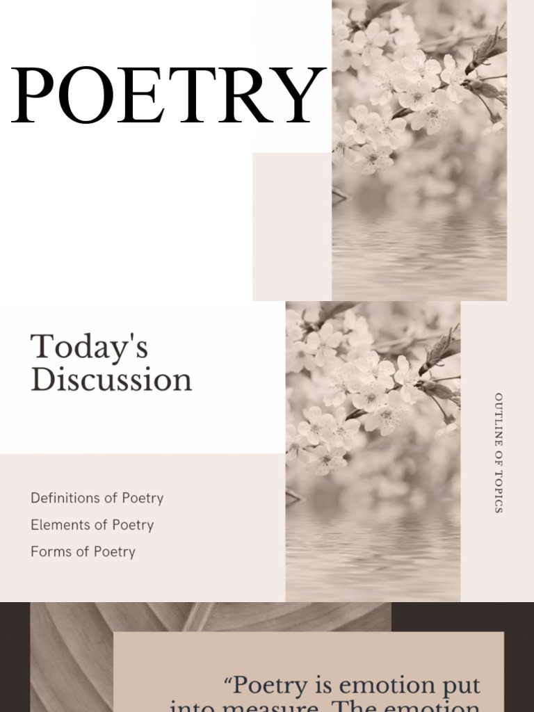 Poetry | Download Free PDF | Poetry