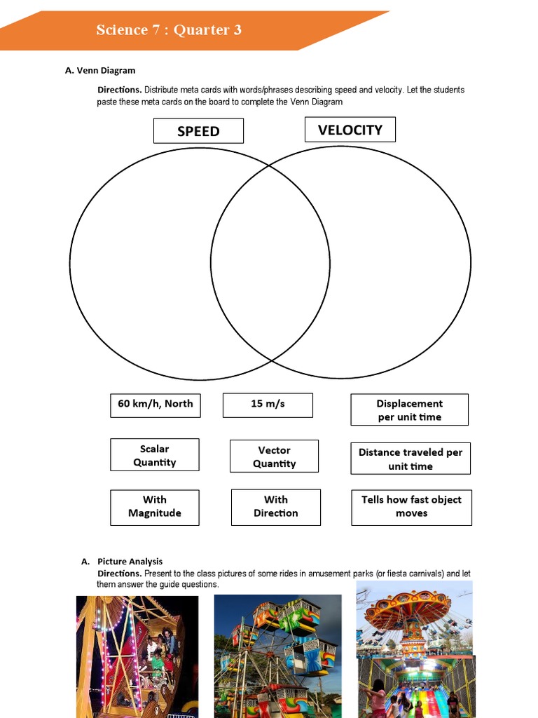 Contextualized Materials in Science 7 Q3 | PDF | Velocity | Acceleration