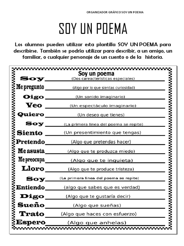 Soy Un Poema | PDF Soy Un Poema | PDF