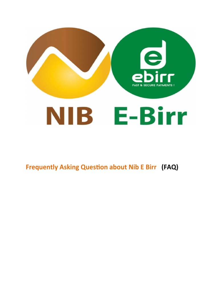 FAQ Nib E Birr Review | PDF | Personal Identification Number | Mobile App