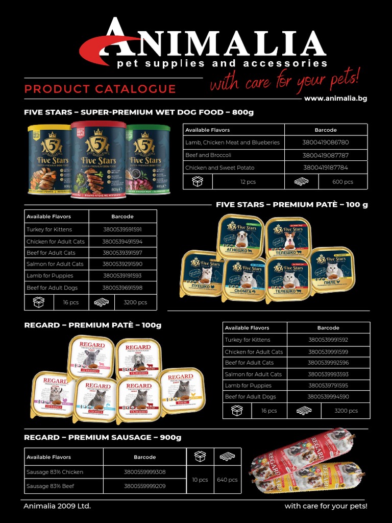 Web Animalia Catalog2023 1 | PDF | Dog Food | Beef