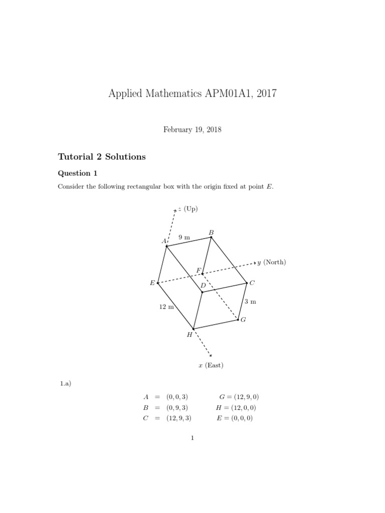 APM Tut2 Solutions | PDF | Angle | Triangle Geometry
