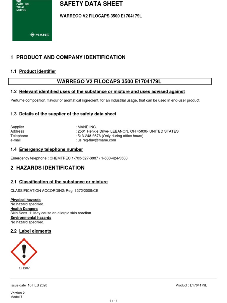 MSDS | PDF | Toxicity | Water