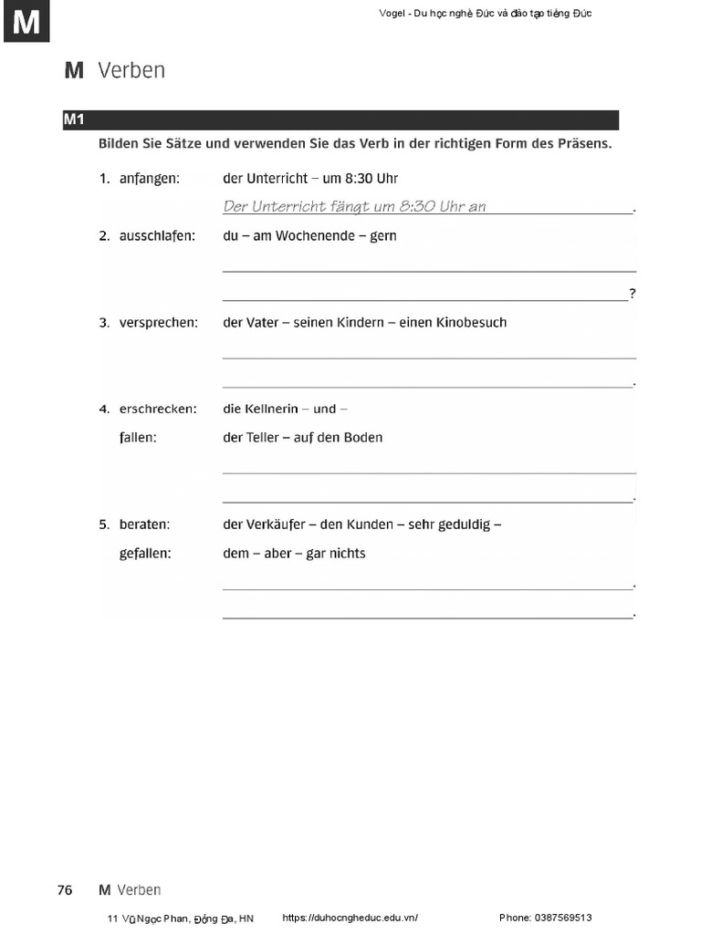 Grammatik A2 | PDF