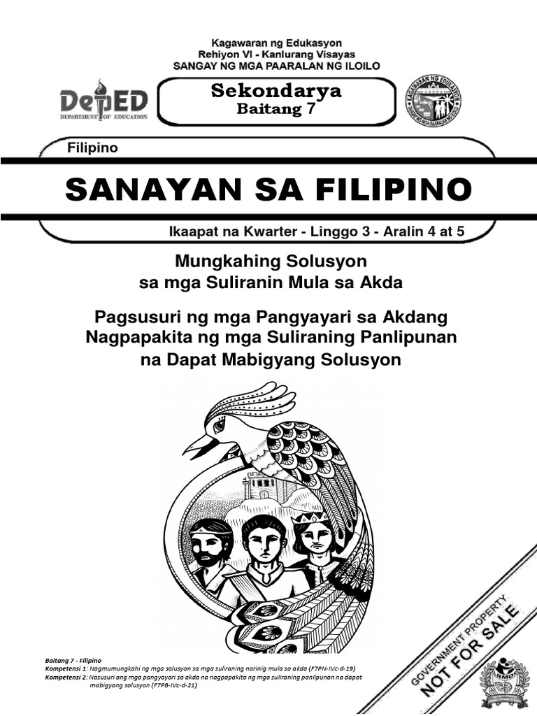 Fil7 Q4 Wk3 Aral4 5 | PDF