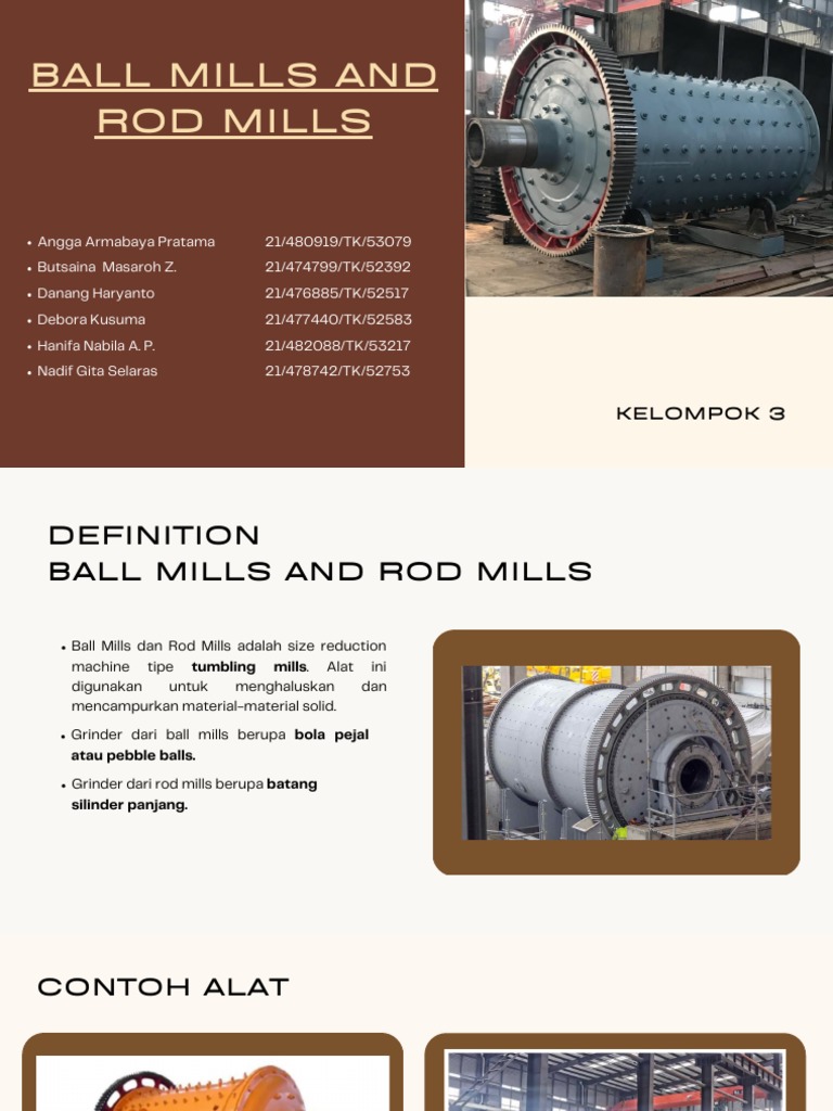 Ball Mills Rod Mills | PDF