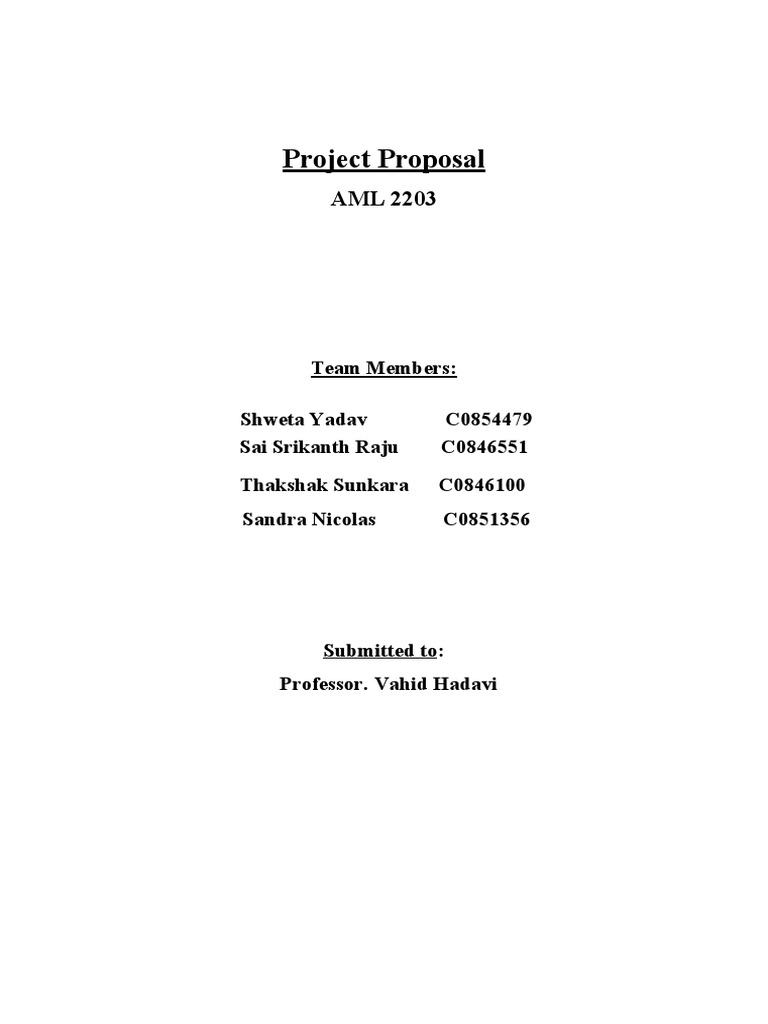 Project Proposal Advance Python Edited Pdf Machine Learning Python Programming Language