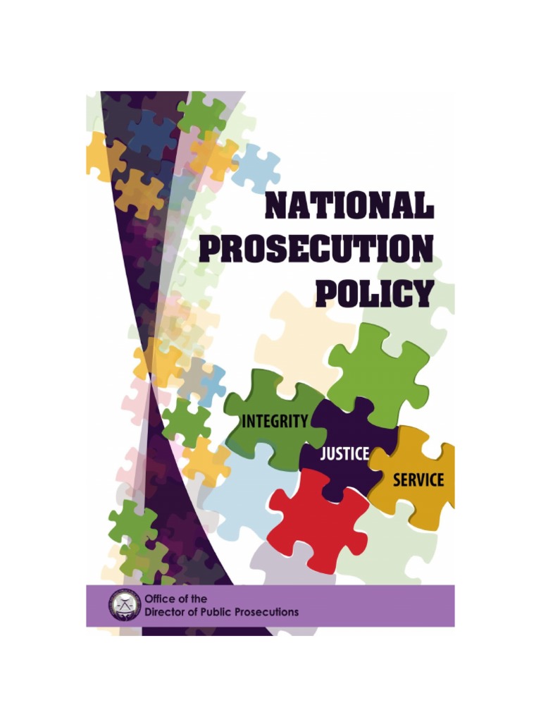 National Prosecution Policy | PDF