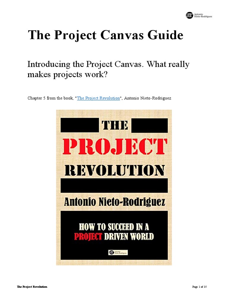 Project Canvas Guide 2022 | PDF | Agile Software Development | Project ...