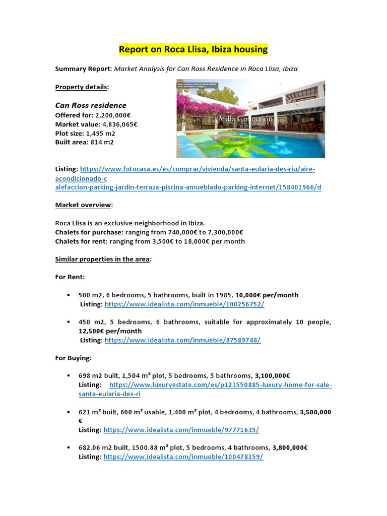 report-on-roca-llisa-ibiza-housing-pdf-taxes-real-estate-appraisal