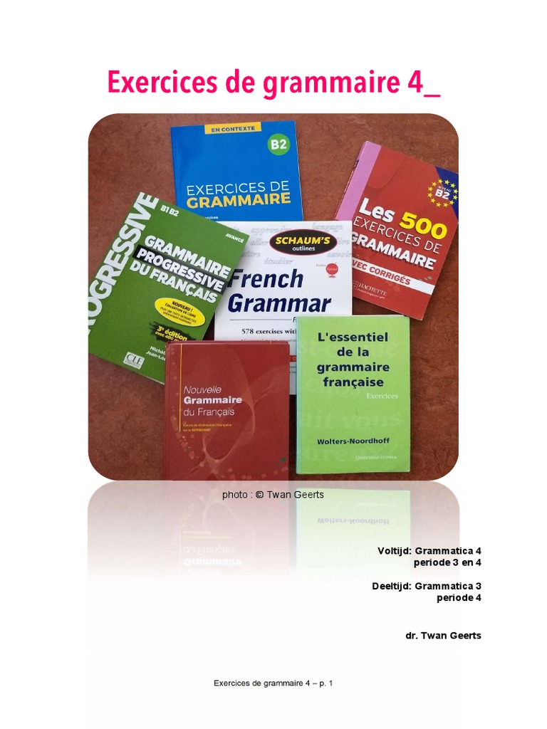 Oefeningen Grammatica Frans | Download Free PDF | Verbe | Adverbe