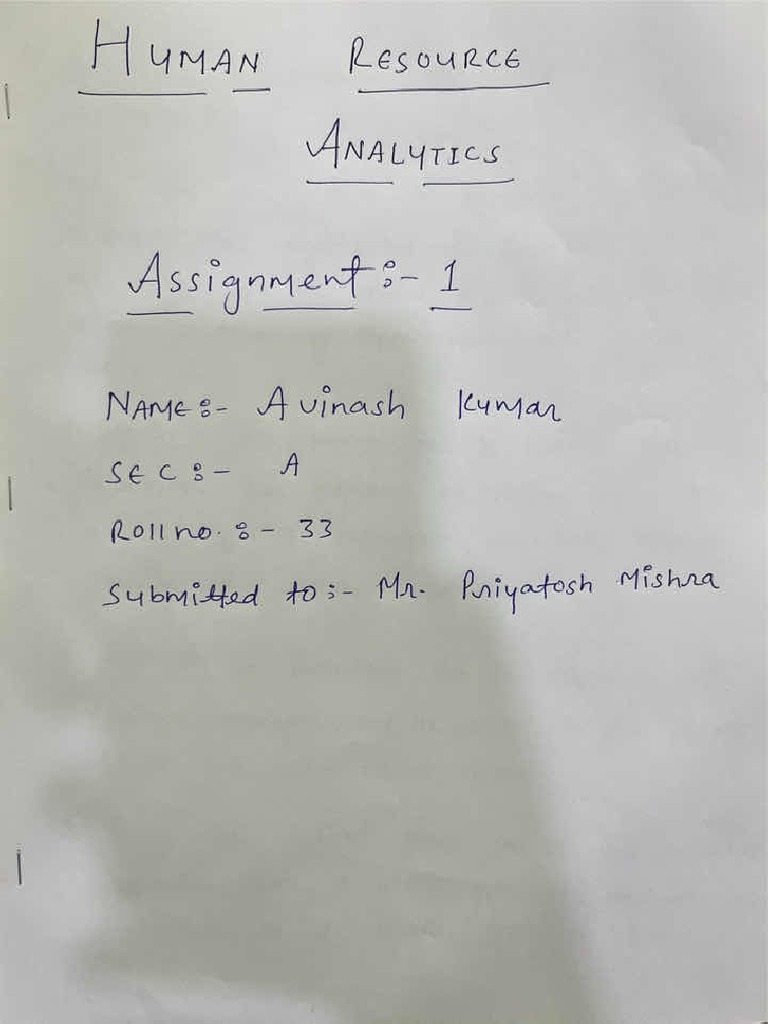 Assignment 1 Hra | PDF