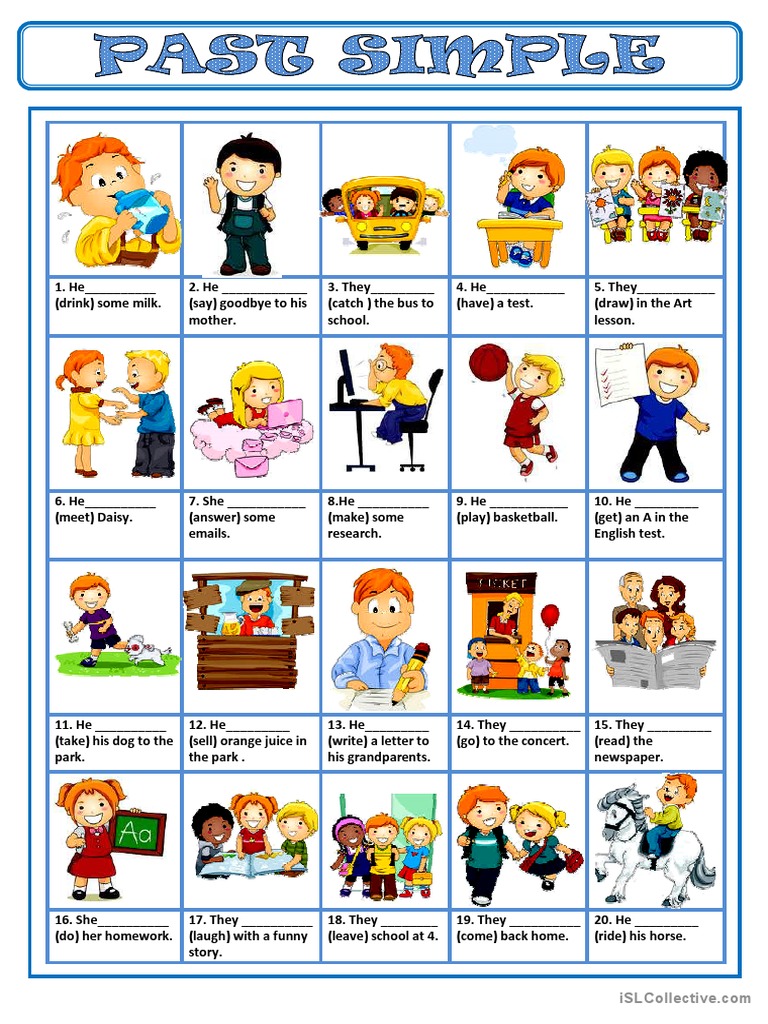 Past Simple A1 | PDF