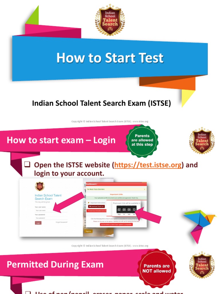 ISTSE-How-To-Start-Test | PDF