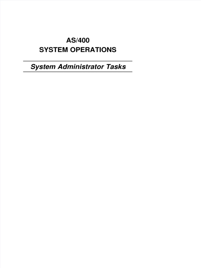 Dokumen - Tips - Complete As400 System Administrator 5621d6a6e1563 | PDF | Computer Data Storage ...