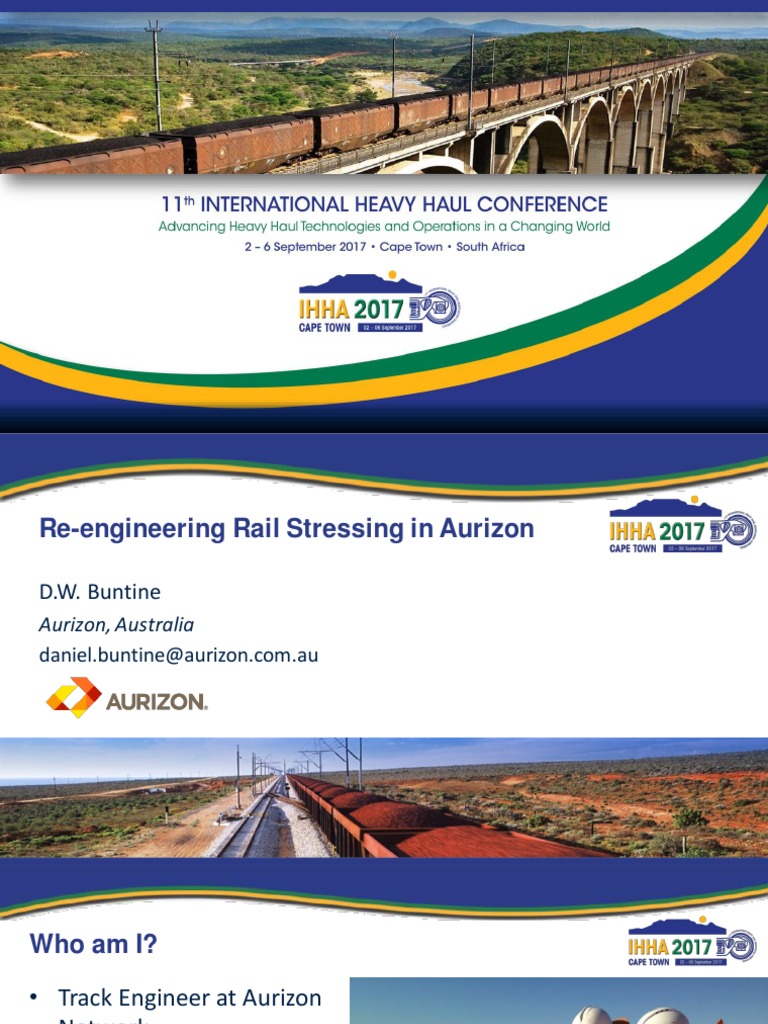 D. Buntine Rail Stress | PDF | Rail Transport | Rail Infrastructure