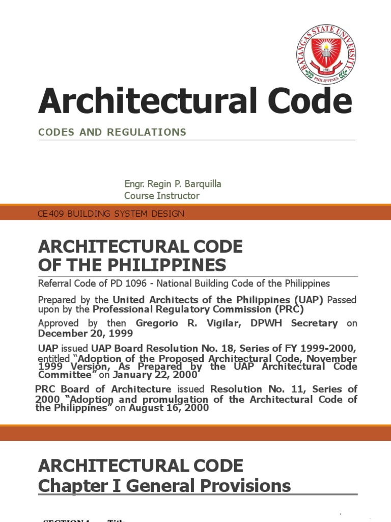 Architectural Code | Download Free PDF | Government | Justice